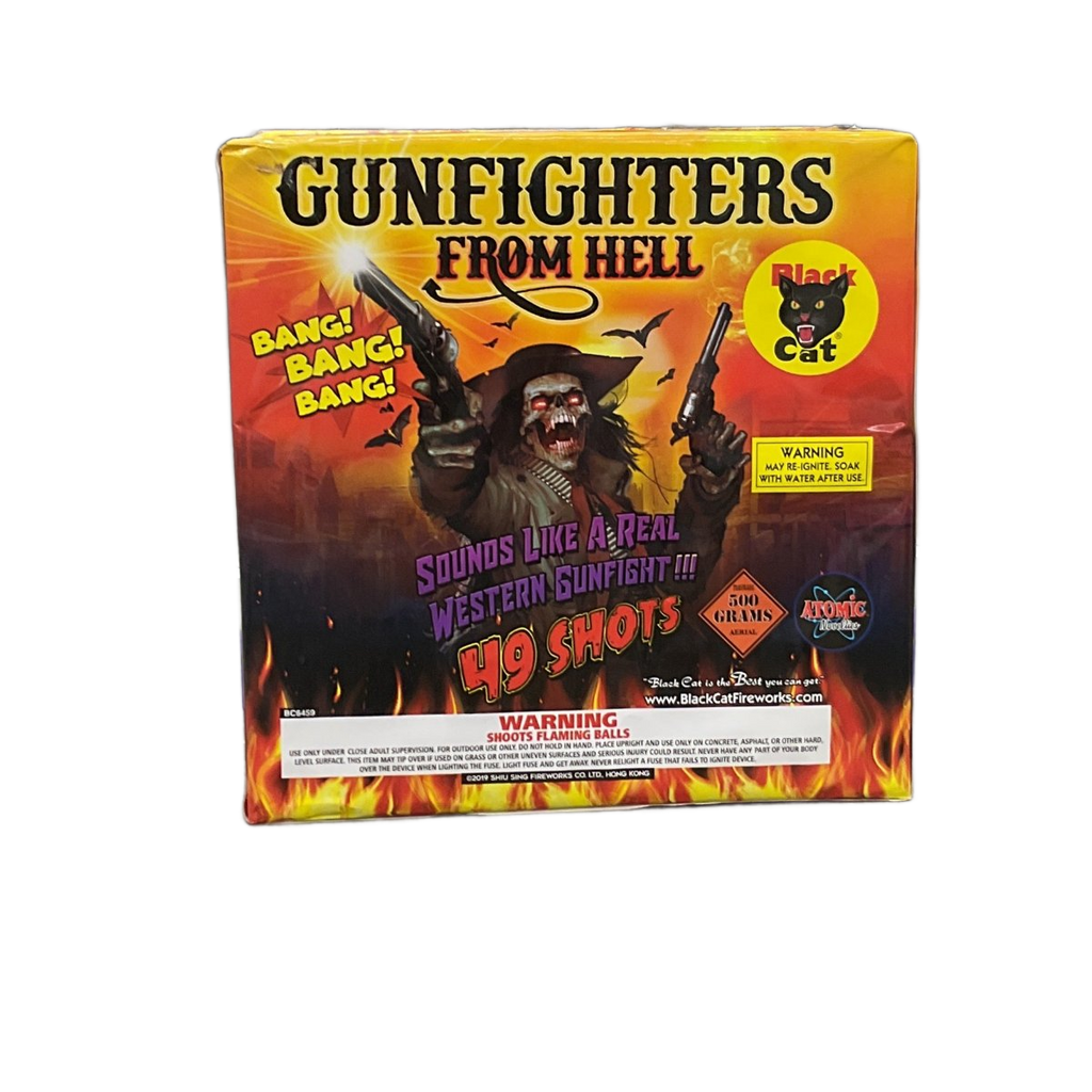 Gunfighters from Hell - 49 Shots – Five Star Fireworks LLC