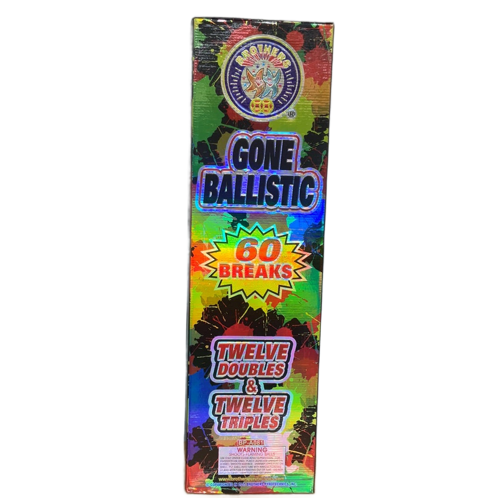 Gone Ballistic - 24 shells – Five Star Fireworks LLC
