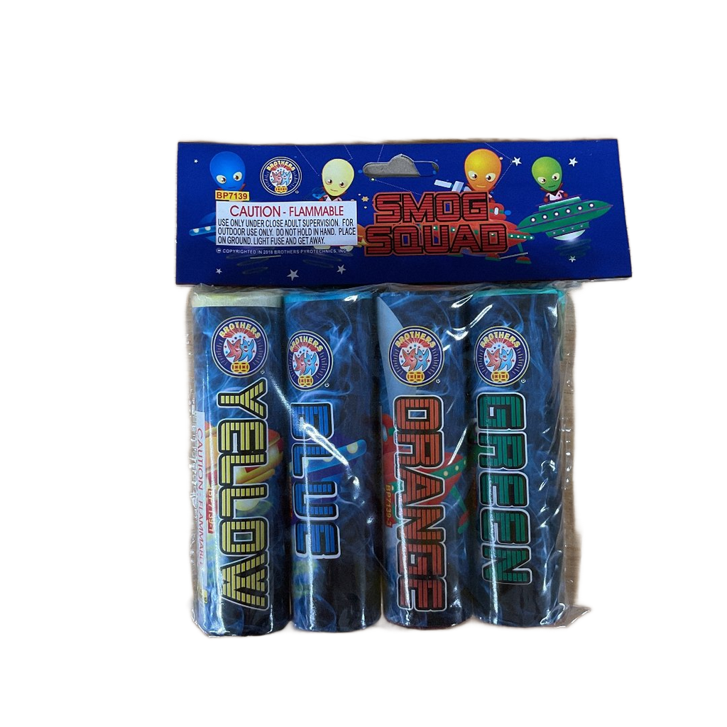 Smog Squad - 4 pack – Five Star Fireworks LLC