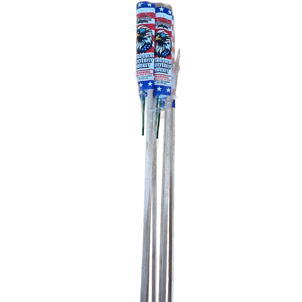 Flying Color Butterfly Rockets – Five Star Fireworks LLC