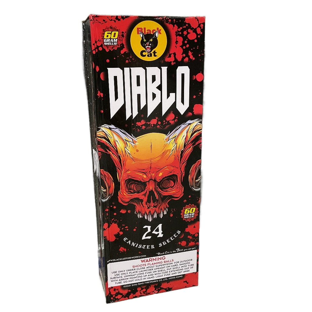 Black Cat Diablo - 24 Canisters – Five Star Fireworks LLC