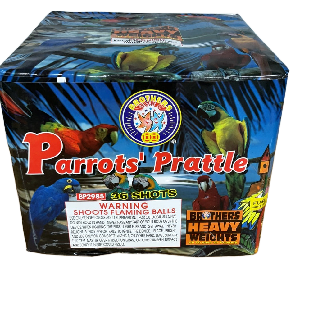 Parrots Prattle - 36 shot – Five Star Fireworks LLC