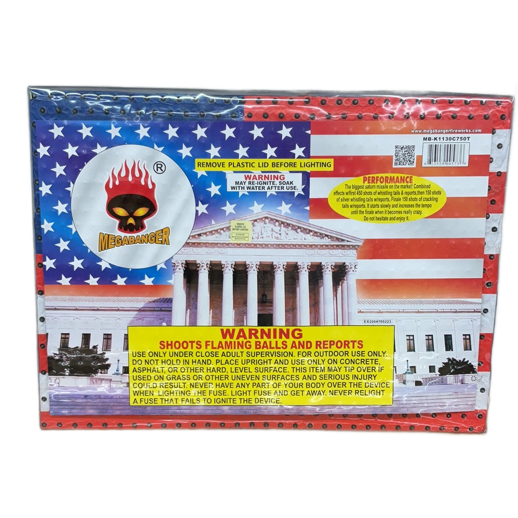 Saturn Missile Battery - 750 shot – Five Star Fireworks LLC