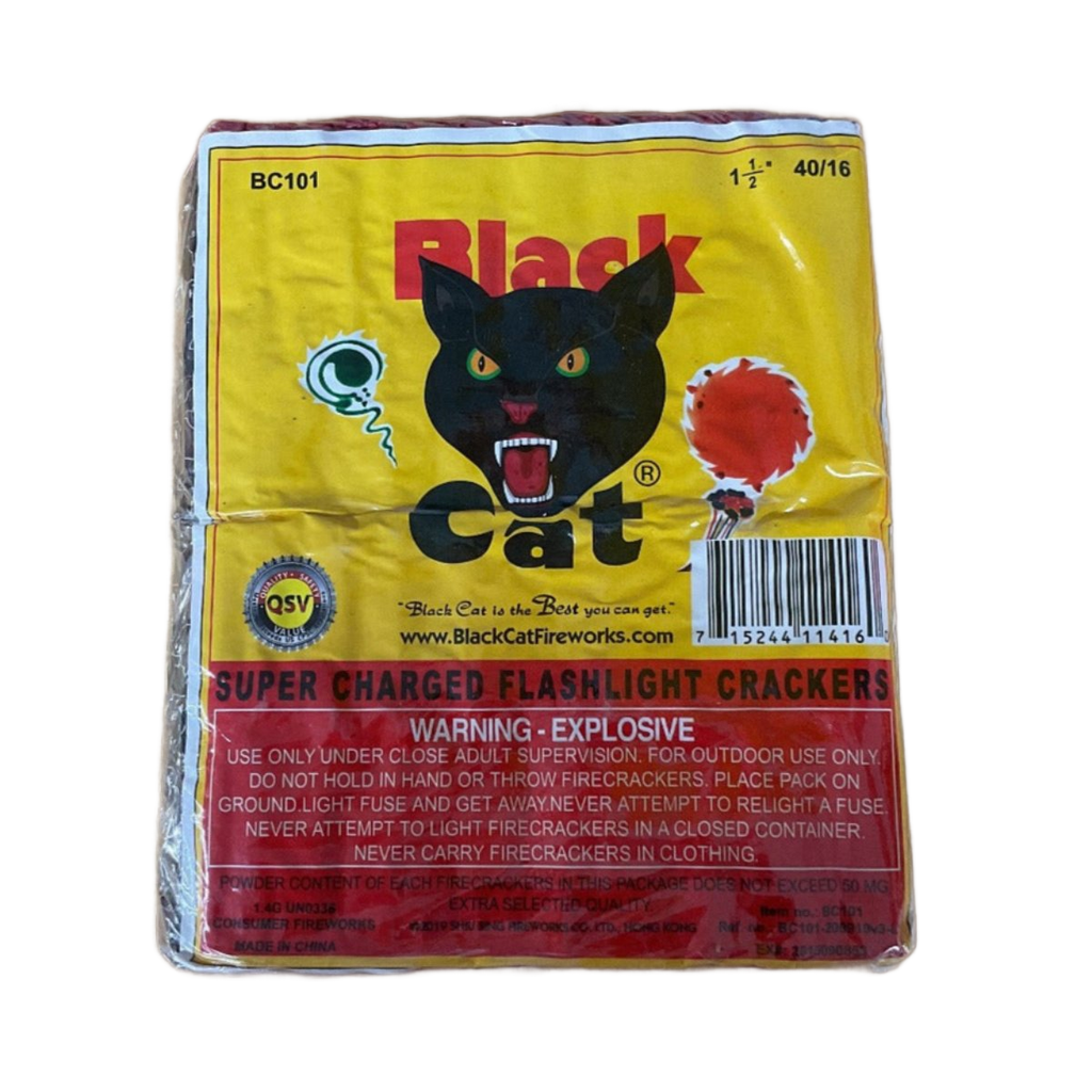 Black Cat Firecrackers - 40/16 – Five Star Fireworks LLC